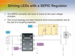 Driving LEDs with a Boost Regulator | PPT