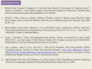 Microchip for cdds | PPTX