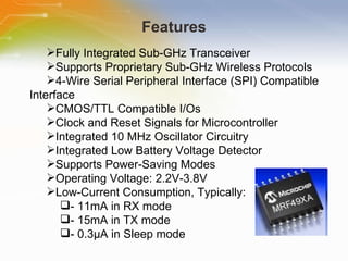 ISM Band Sub-GHz RF Transceiver | PPT