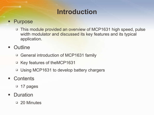 High Speed Microcontroller Adaptable Pwm Controller Ppt