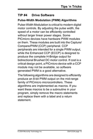 Microchip motor | PDF