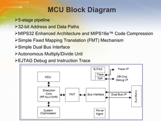 Overview Study on PIC32MX3XX / 4XX 32-Bit Controller | PPT