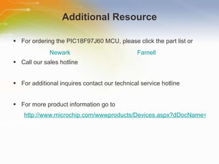 Ethernet Embedded Designs using PIC18F97J60 | PPT