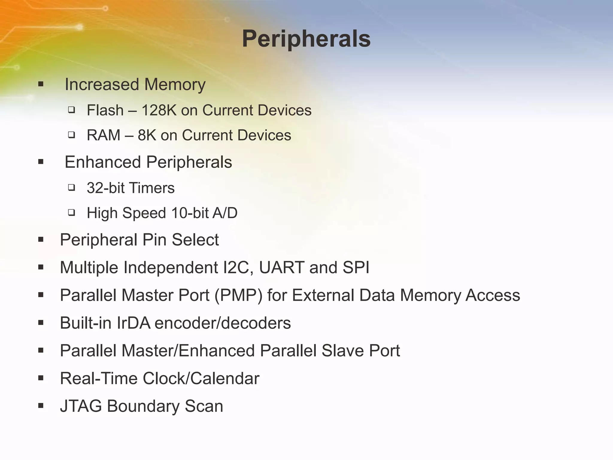 Introduction to the 16-bit PIC24F Microcontroller Family | PPT
