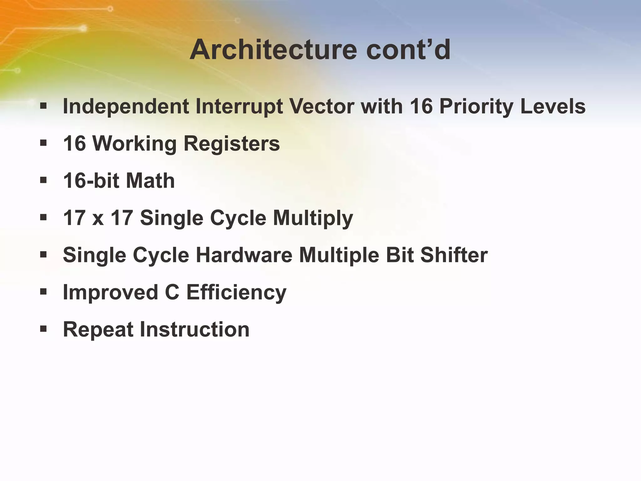 Introduction to the 16-bit PIC24F Microcontroller Family | PPT