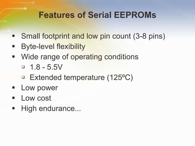 Microchip’s serial EEPROM | PPT