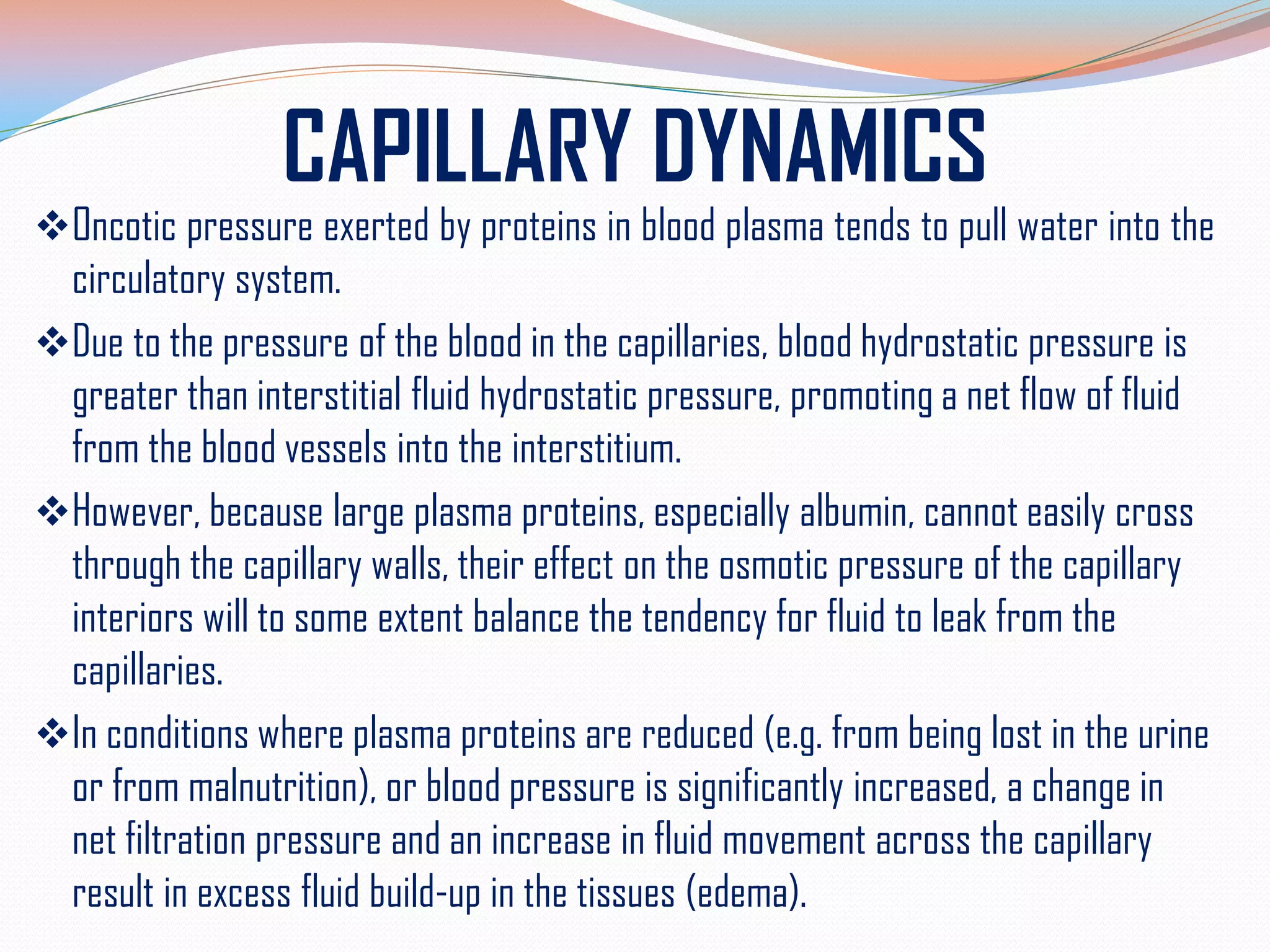 Microcirculation and Capillary exchange | PDF