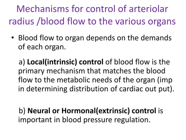MICROCIRCULATION overview. Cardiovascular system | PPT | Heart and ...