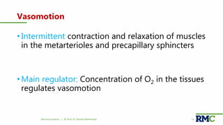 Microcirculation | PPTX