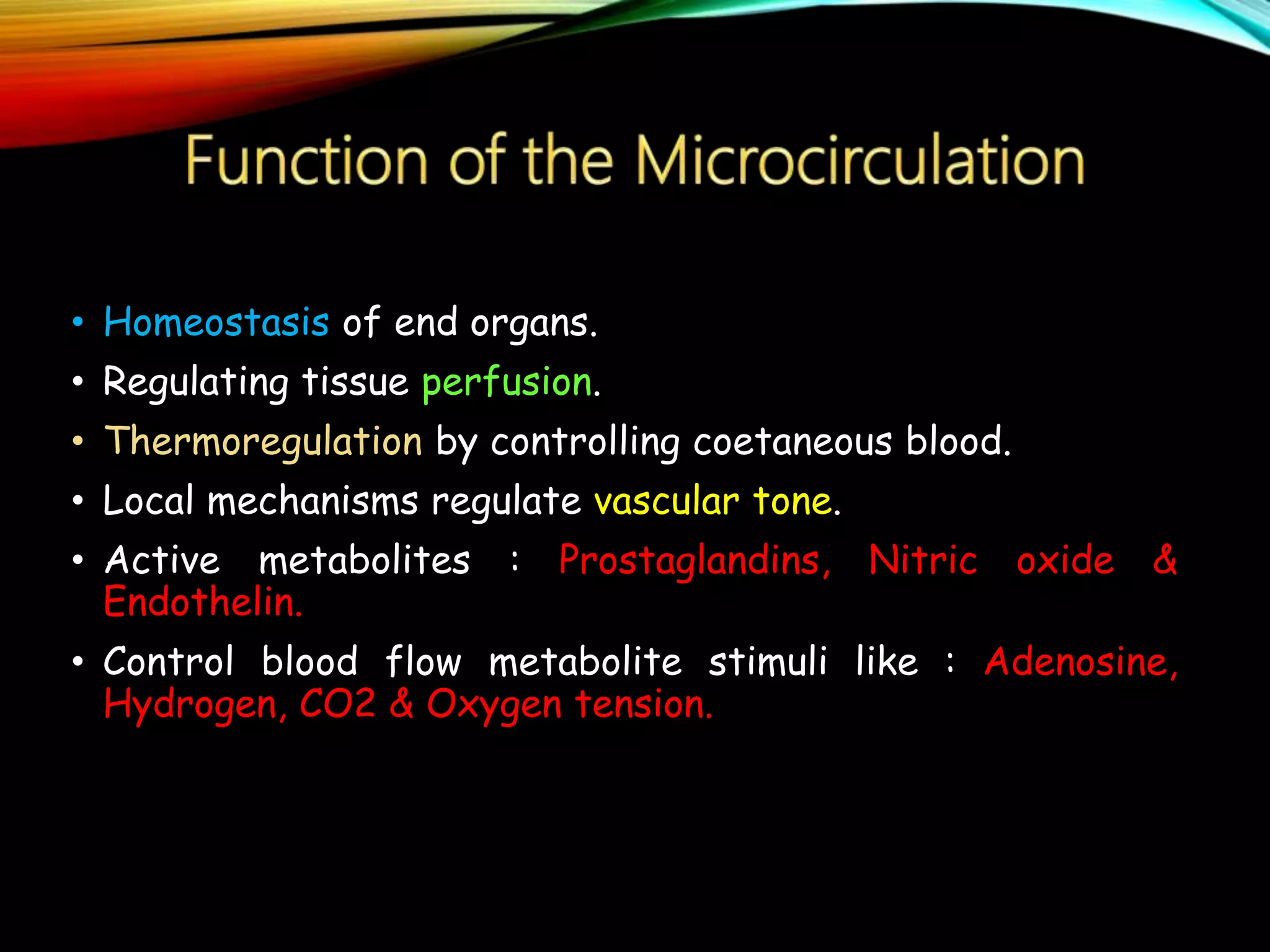 Microcirculation vs macrocirculation | PPTX