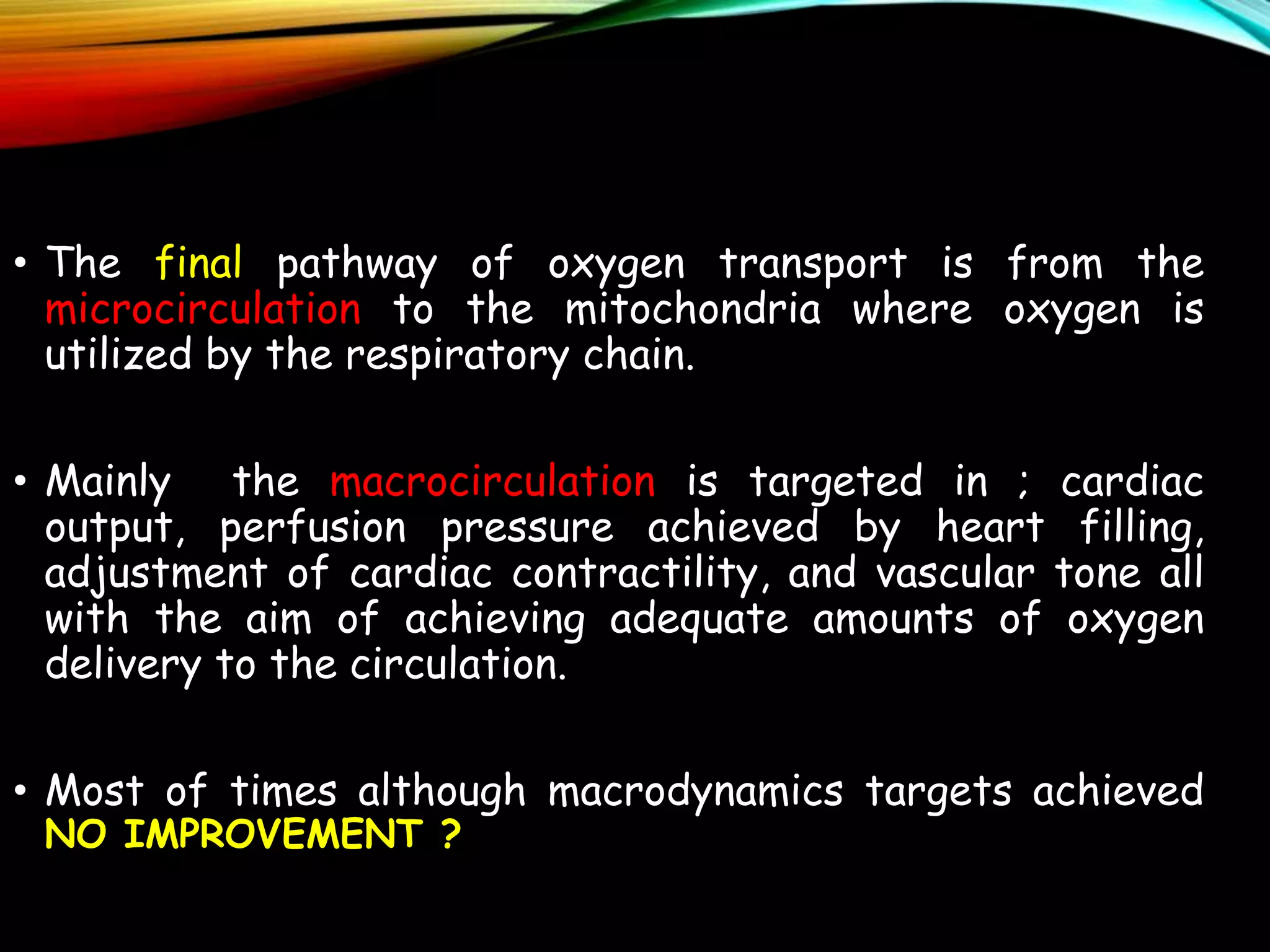 Microcirculation vs macrocirculation | PPTX