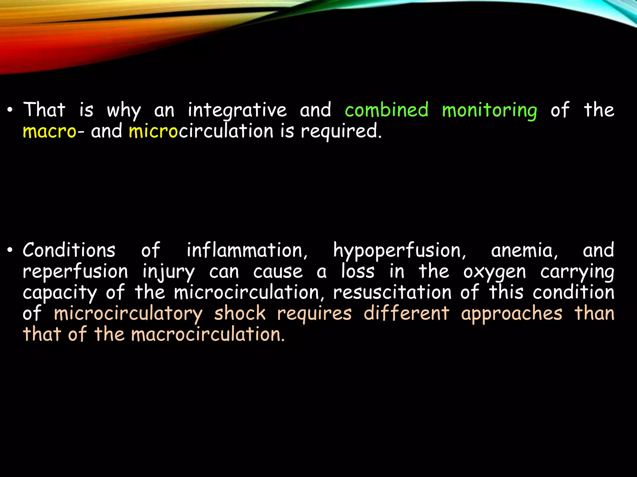 Microcirculation vs macrocirculation | PPTX