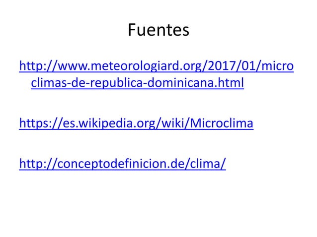 Microclimas de la República Dominicana | PPTX