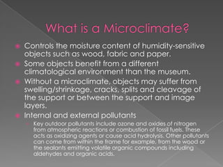Microclimate Boxes For Panel Painting | PPTX