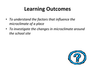 Microclimates | PPTX