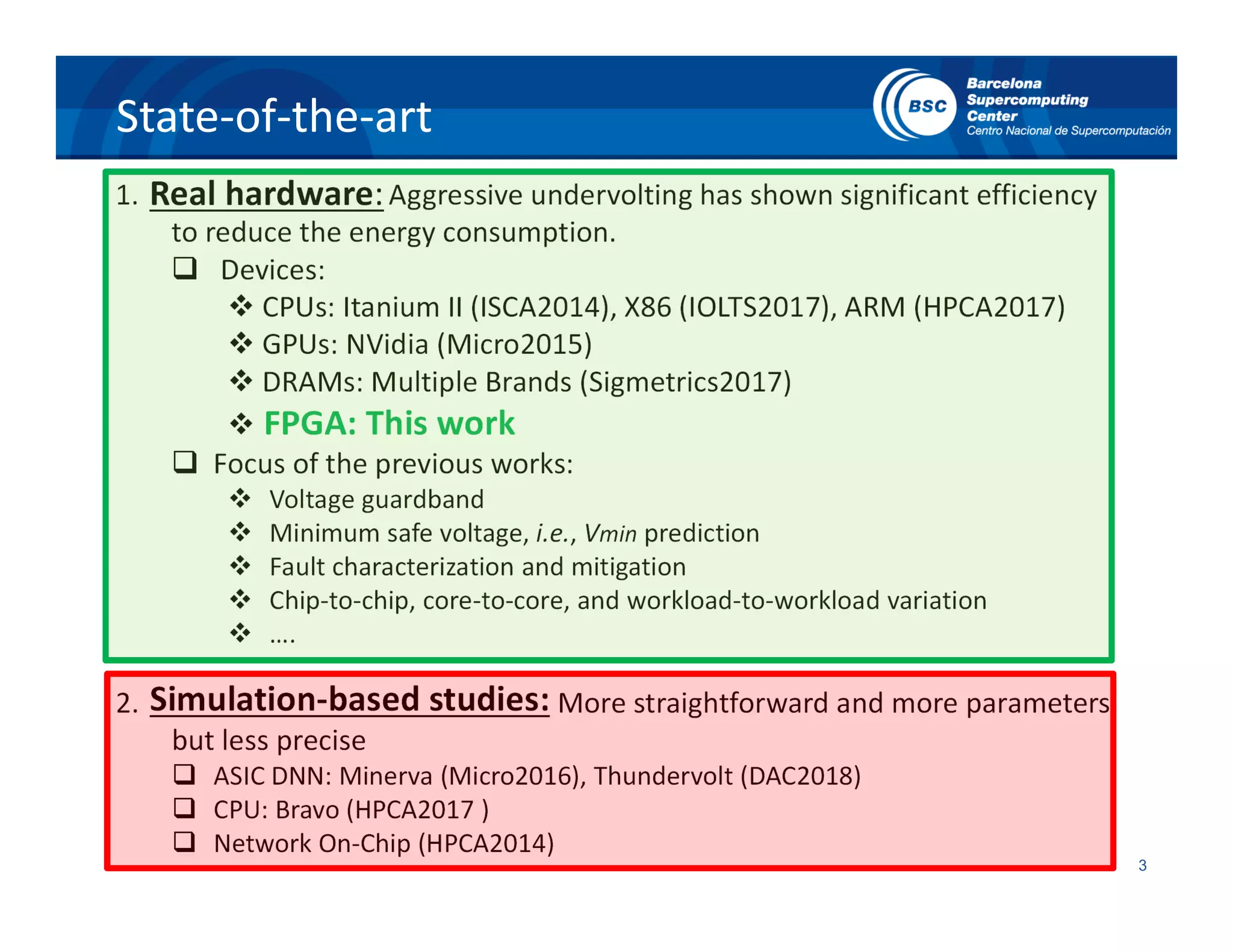 Comprehensive evaluation of supply voltage underscaling in FPGA on chip memories | PPT