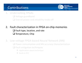 Comprehensive evaluation of supply voltage underscaling in FPGA on chip memories | PPT