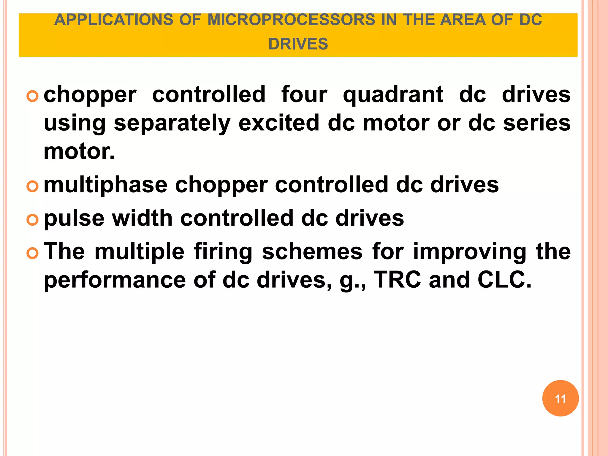 Micro computer control of dc drive | PPTX