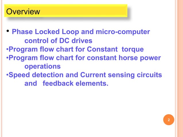 Micro computer control of dc drive | PPTX | Radio Control | Hobbies ...