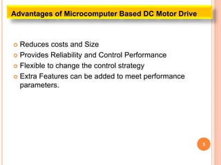 Micro computer control of dc drive | PPTX