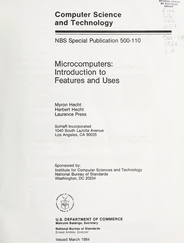 MICROCOMPUTERS (1).pdf | Computer Software and Applications | Computing
