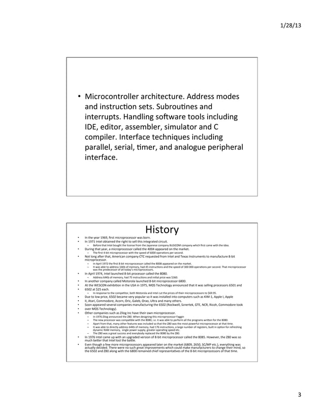 Micro controller & Micro processor | PDF