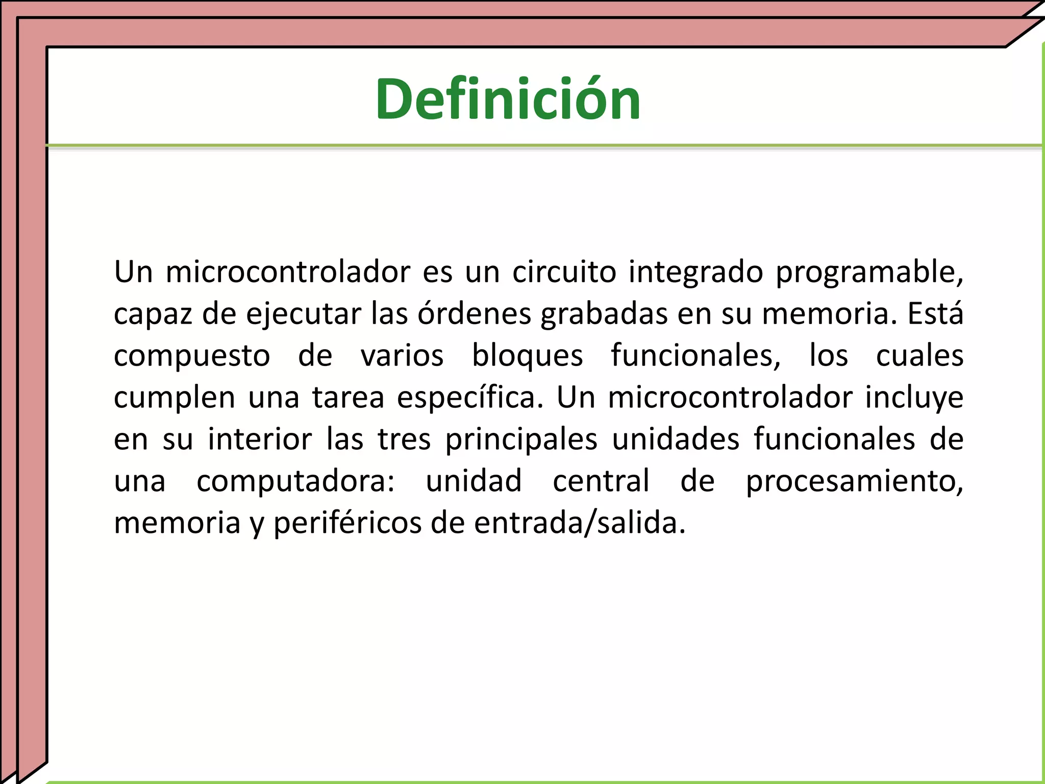 Microcontrolador | PPTX