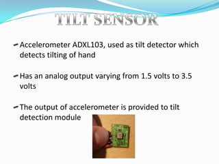 Microcontroll er based gesture vocalizer | PPT