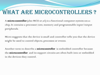 Microcontroller | PPT