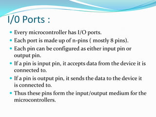 Microcontroller | PPTX