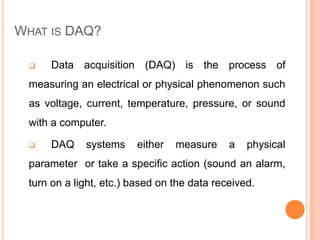 Micro controller based DAQ | PPTX