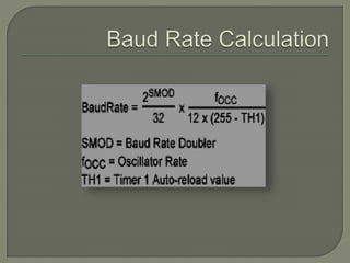 Microcontroller serial communication | PPTX