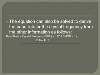 Microcontroller serial communication | PPTX