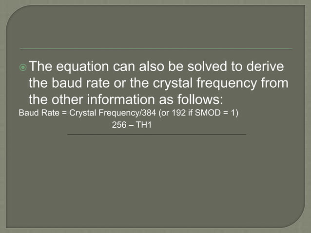 Microcontroller serial communication | PPT