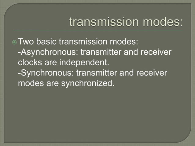 Microcontroller serial communication | PPT