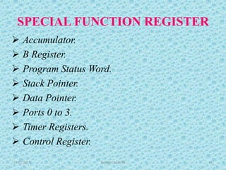 8051 Microcontroller ppt | PPTX