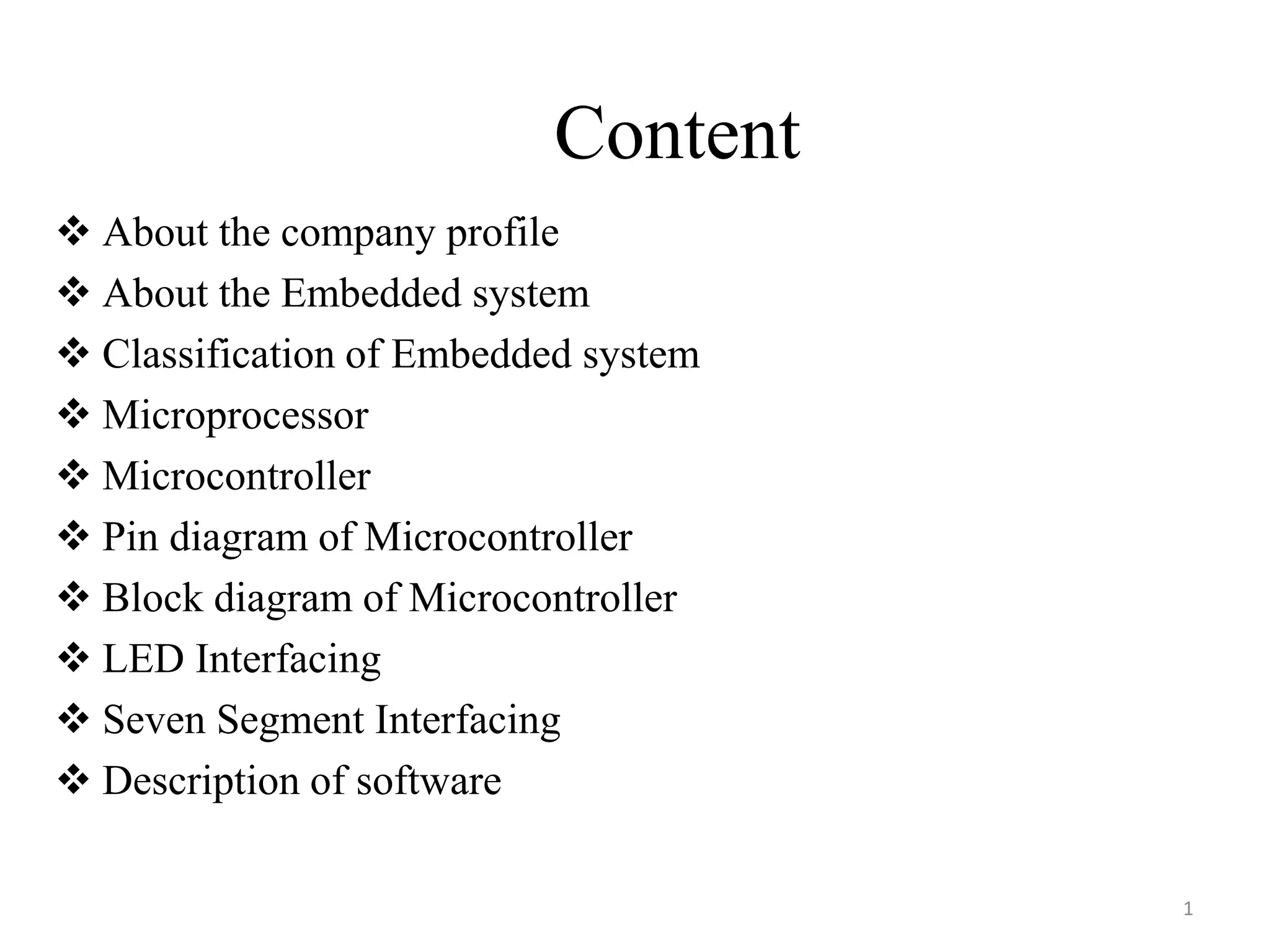 Microcontroller Ppt 