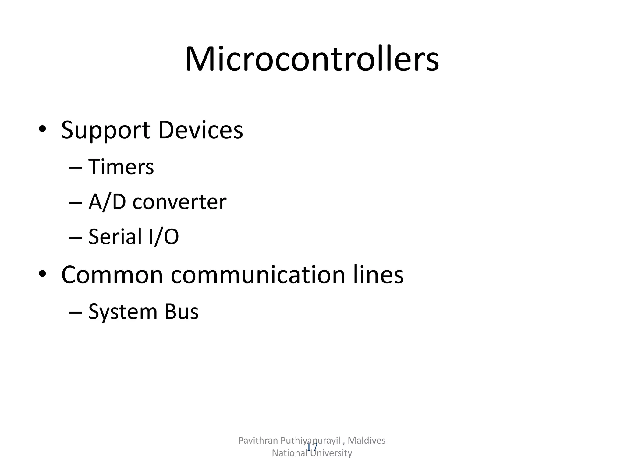 Microcontroller | PPTX