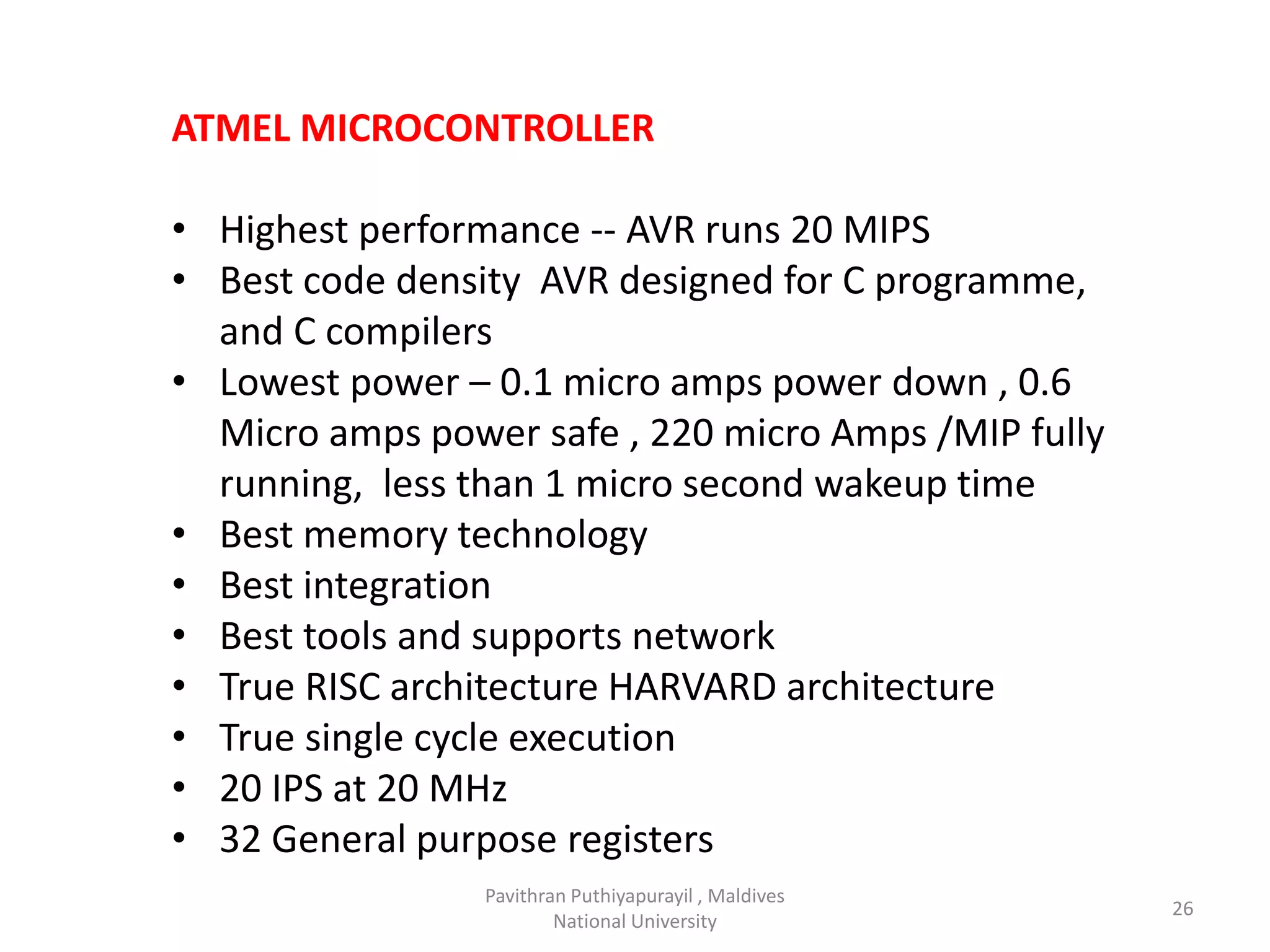 Microcontroller | PPTX