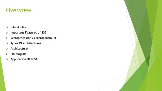 PRESENTATION OF MICROCONTROLLER | PPT