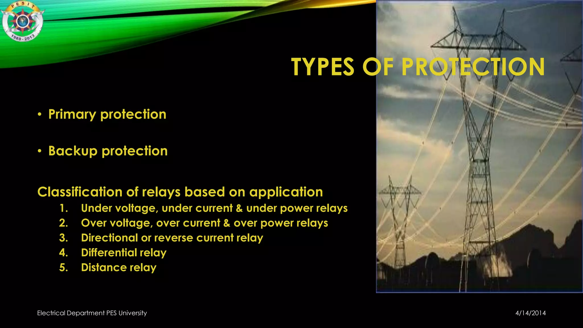 Microcontroller based mho relay for distance protection | PPTX