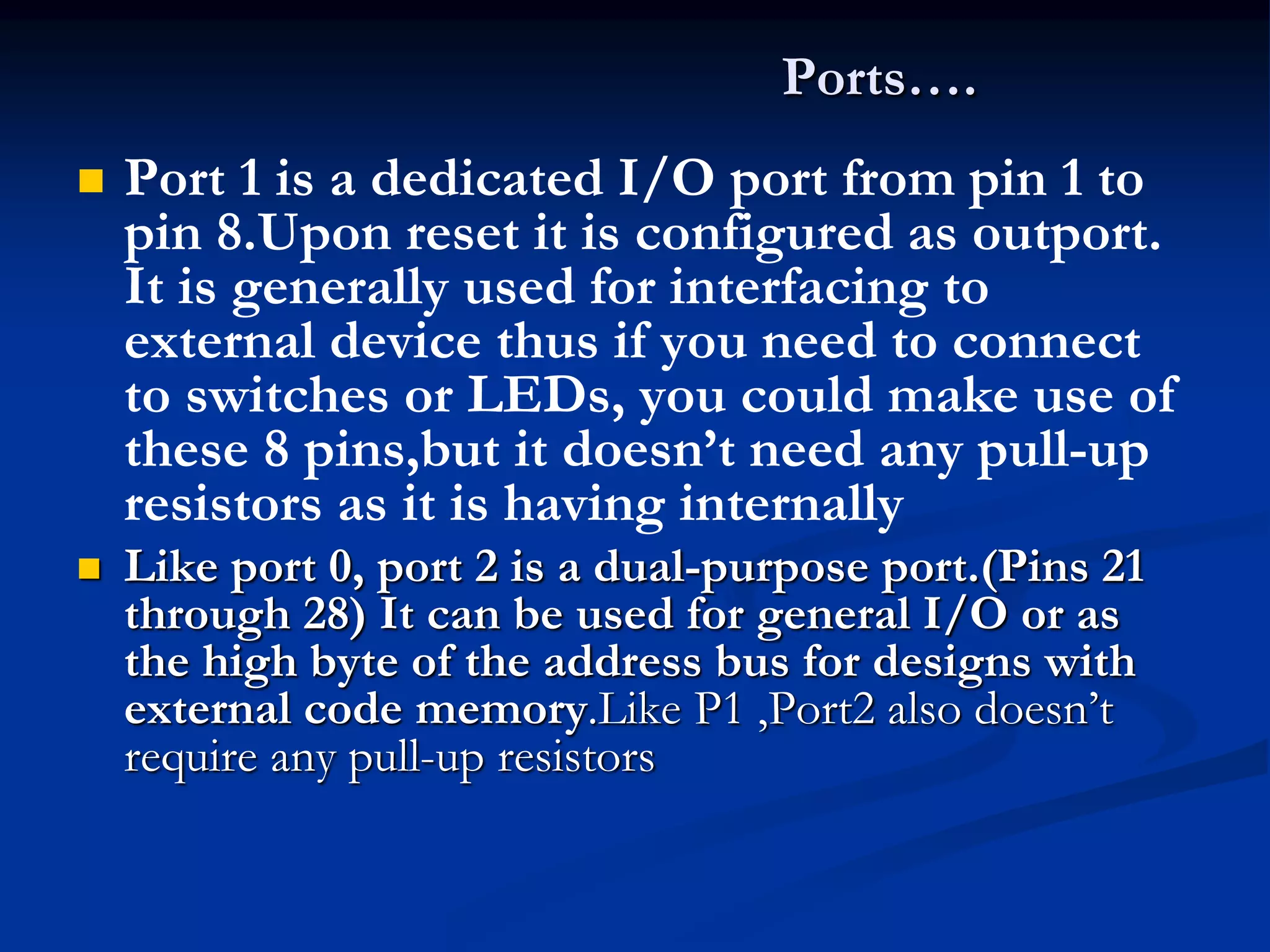 Microcontroller 8051 Ppt