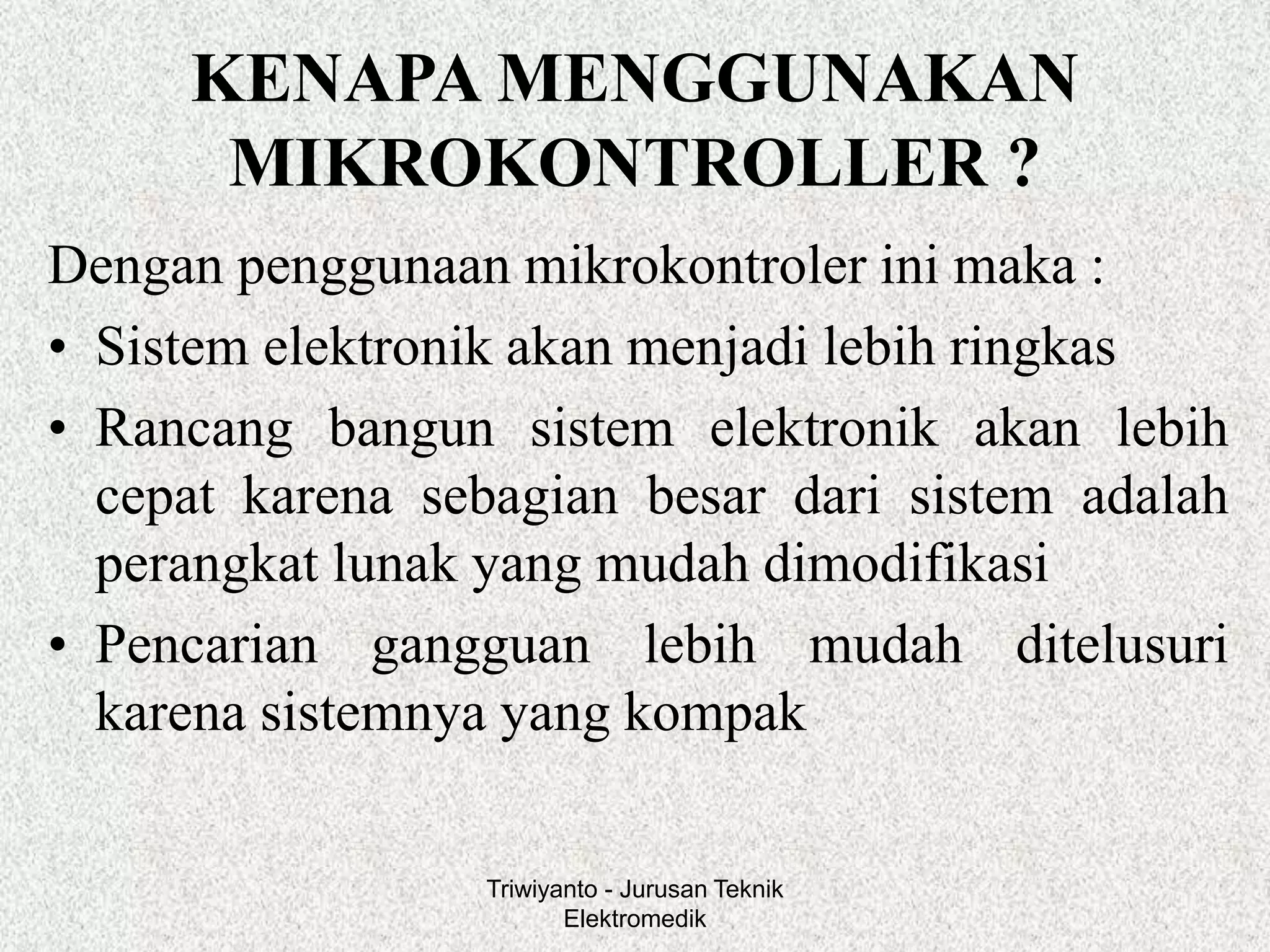 Microcontroller 8051 Ppt
