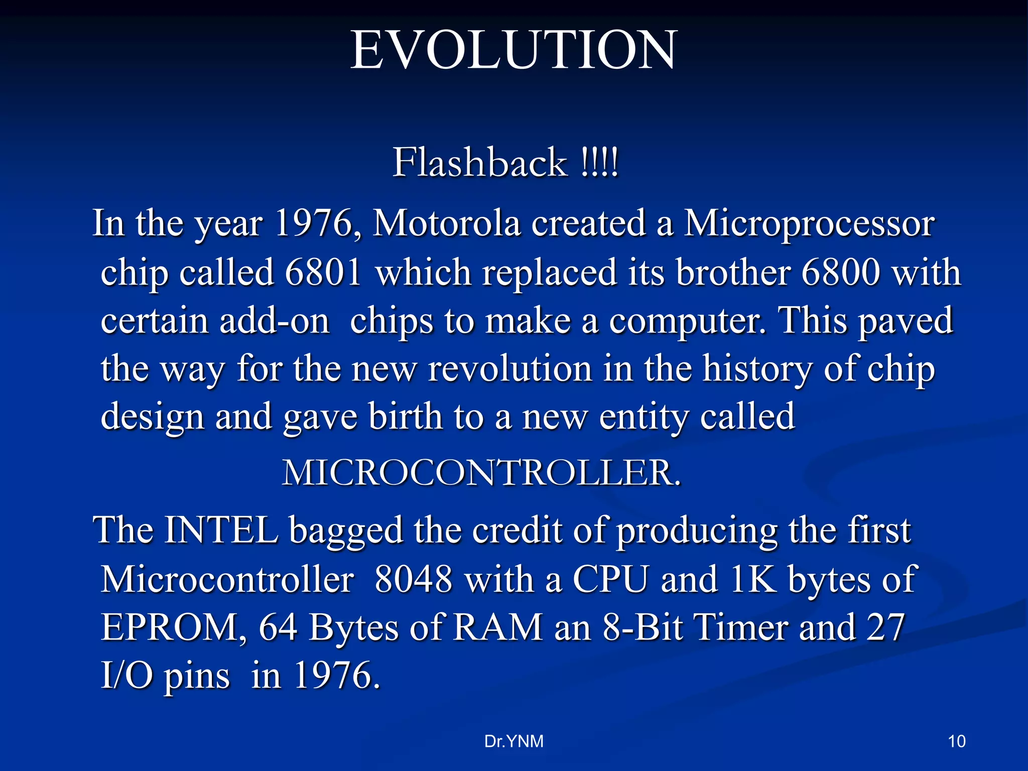 Microcontroller 8051 Ppt
