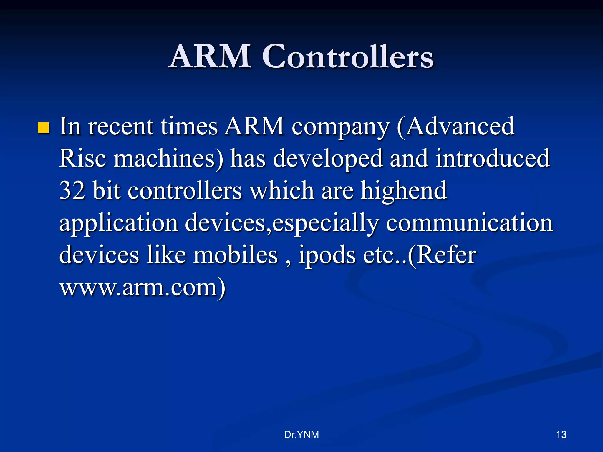 Microcontroller 8051ppt Operating Systems Computer Software And