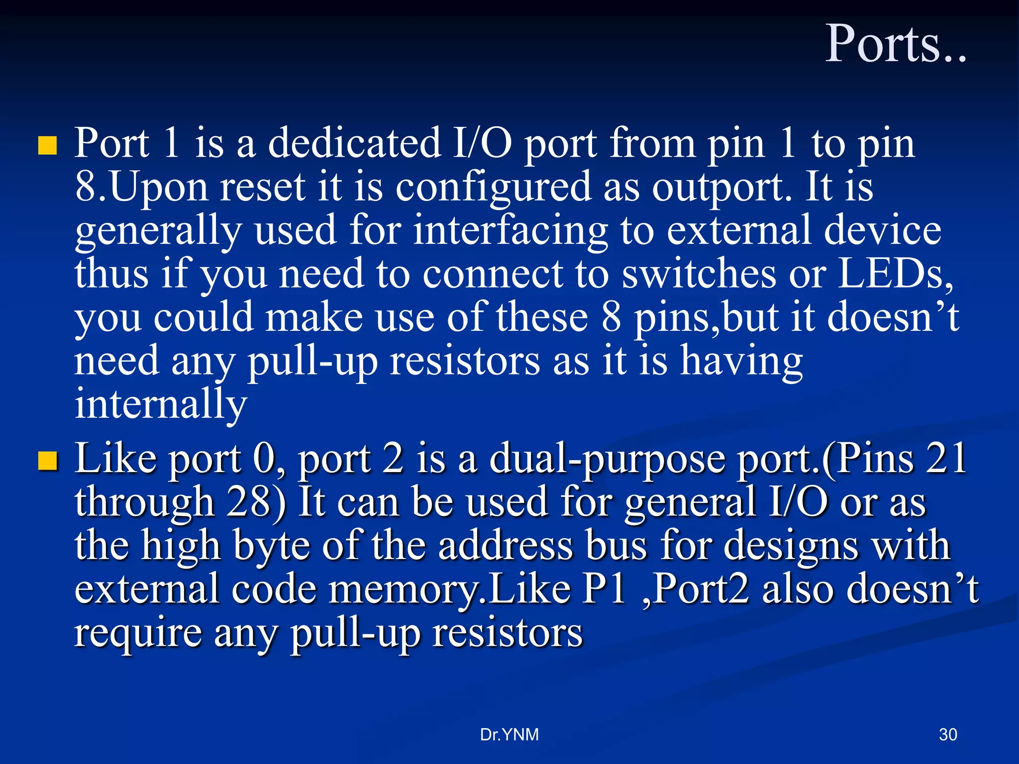 Microcontroller 8051 Ppt