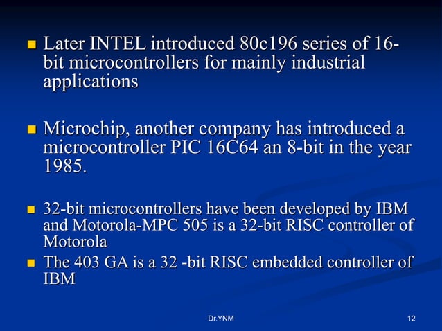 Microcontroller 8051 Ppt