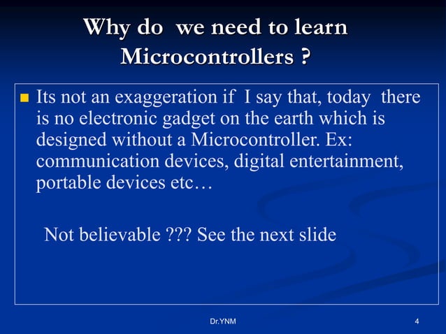Microcontroller 8051 Ppt
