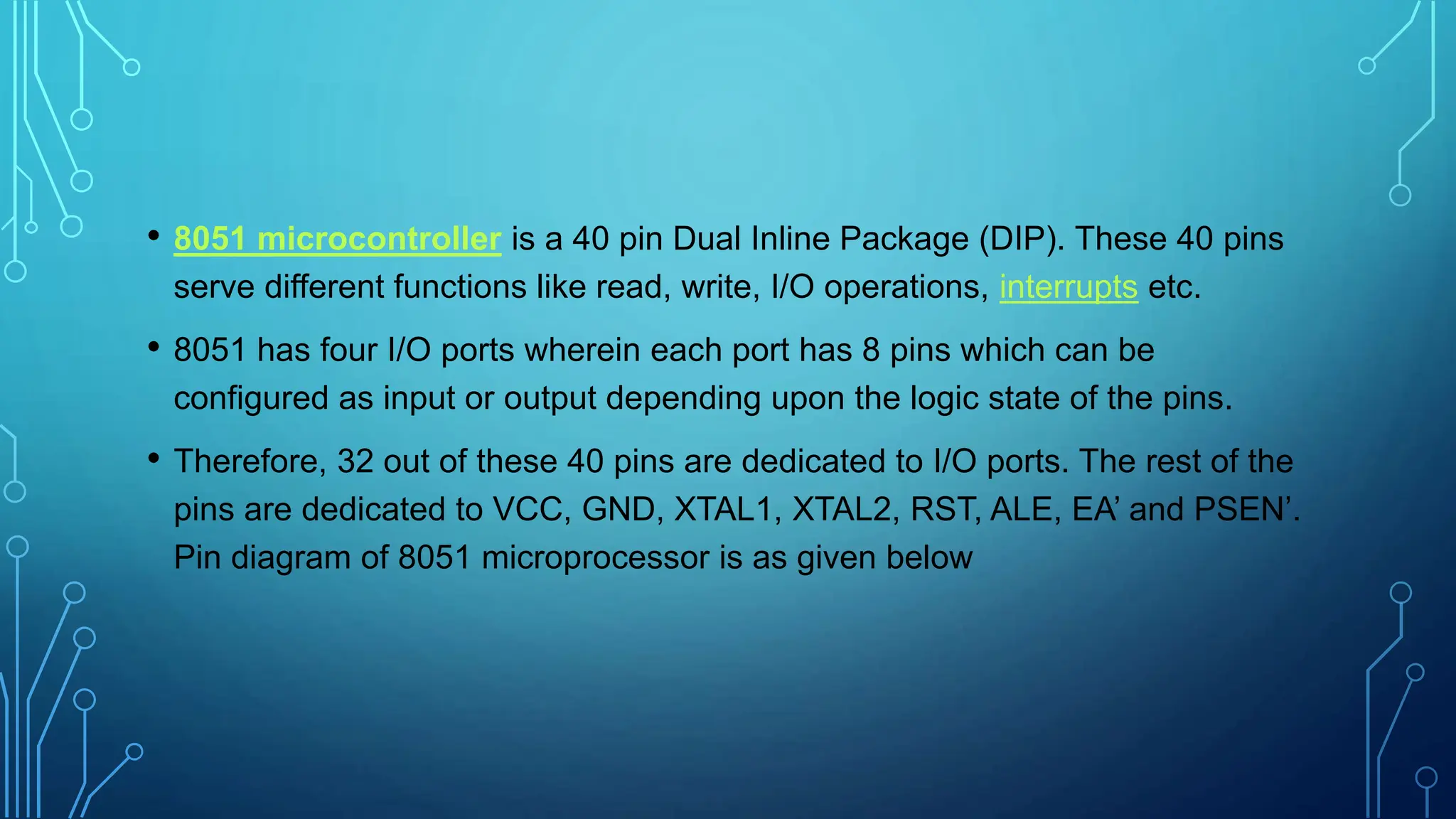 All about Microcontroller - 8051 ..pptx