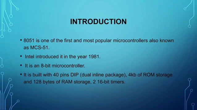 All about Microcontroller - 8051 ..pptx